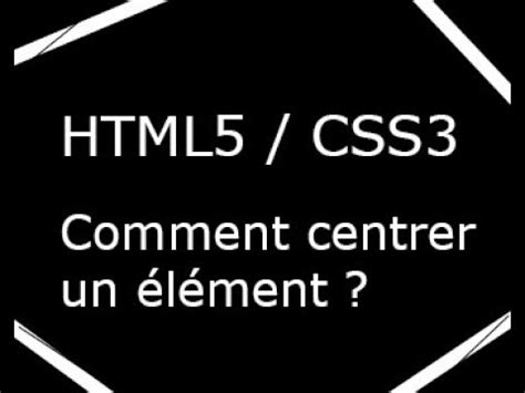 Comment Centrer Aligner Une Image En Html Css Youtube Hot Sex Picture