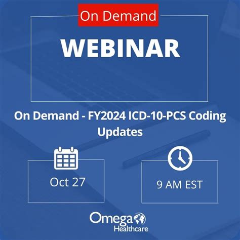 On Demand Fy2024 Icd 10 Pcs Coding Updates Omega Healthcare