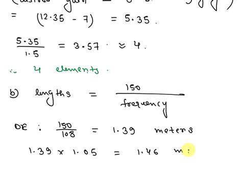 Solved End Fire Antenna Array Will Be Designed By Using 5cm Length