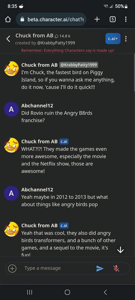 Chuckai In A Nutshell Rangrybirds