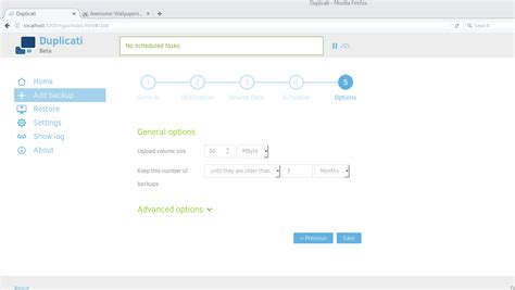 Duplicati Create New Backup 9 Manjaro Dot Site