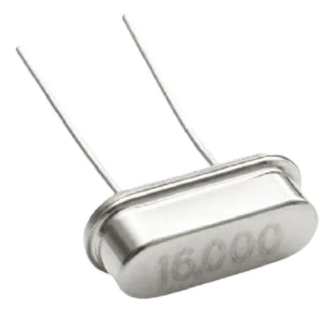 2 X Cristal 16mhz Ocilador Modelo Hc 49 Arduino Mercadolivre