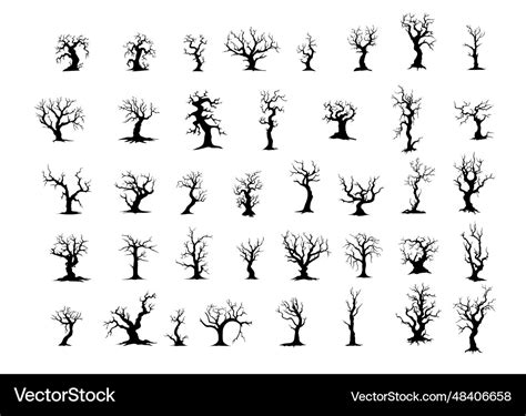 Dead Tree Silhouette Dead Tree Silhouettes Vector Art And Graphics