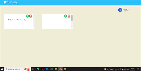 Solved Provide Me Htmlcss And Js Code For This To Do List