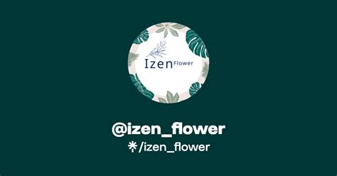 Izen Flower Instagram Linktree