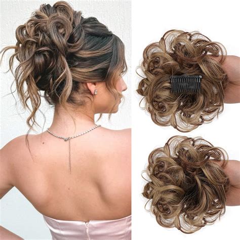 Небрежный боковой гребень с зажимом в пучке для волос купить C доставкой на Ozon по низкой цене