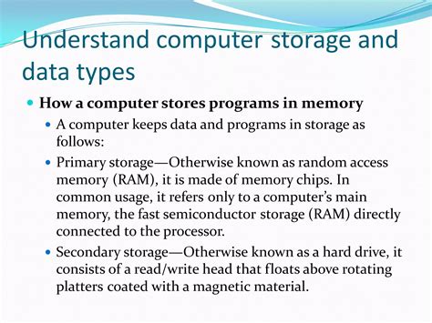 11 Core Programming Understand Computer Storage And Data Types Pptx