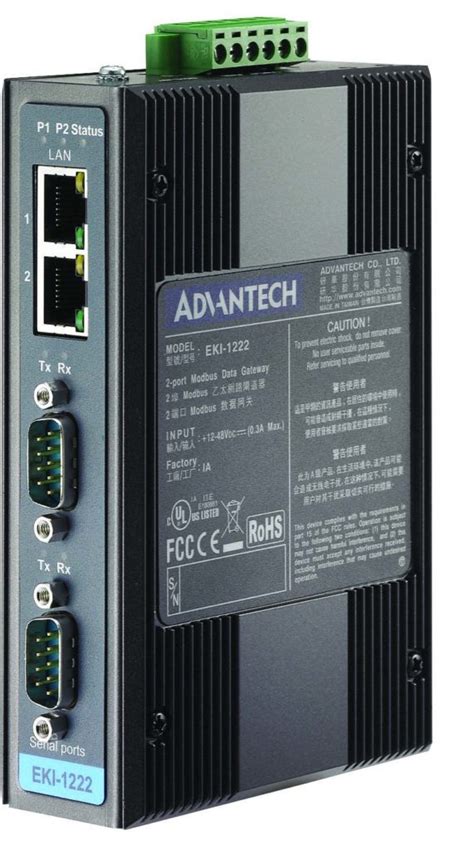 EKI CE Port Modbus Gateway Advantech AE