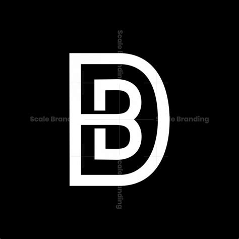 cool letter bd or db monogram logo monogram logo letters monogram