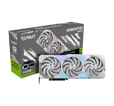 ::Palit Products - GeForce RTX™ 4070 Ti GamingPro White OC
