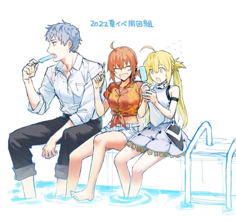 Artoria Pendragon Fujimaru Ritsuka Artoria Caster Saitou Hajime And Fujimaru Ritsuka Fate