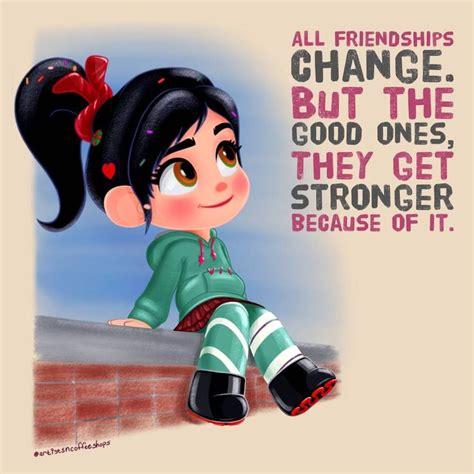 Vanellope Friendship By Artistsncoffeeshops On Deviantart Disney Princess Quotes Wreck It