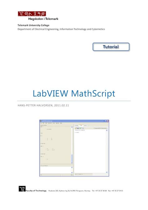 Pdf Labview Mathscript Dokumentips