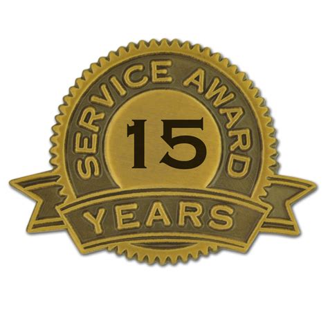 Pinmarts 15 Years Of Service Award Lapel Pin Ebay