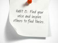 Habit 8 Find Your Voice