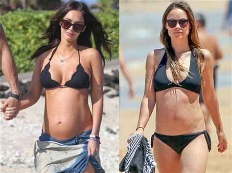 Megan Fox And Olivia Wilde Looking Fat In Bikinis Megan Fox And Olivia Wilde Looking Fat In Bikinis