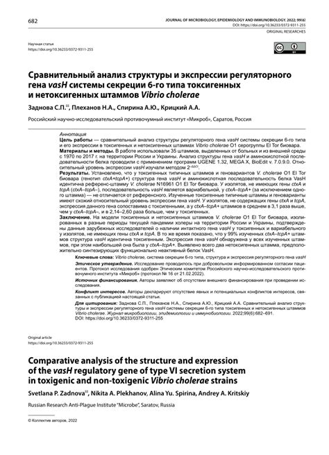 Pdf Comparative Analysis Of The Structure And Expression Of The Vash
