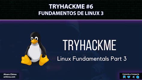 Tryhackme 6 Fundamentos De Linux 3 Linux Fundamentals Part 3 Álvaro Chirou