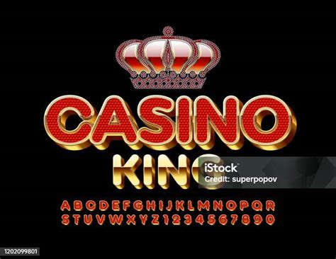 골드와 레드 글꼴 벡터 엘리트 엠블럼 카지노 왕 프리미엄 3d 알파벳 잭팟에 대한 스톡 벡터 아트 및 기타 이미지 잭팟 컴퓨터 글자 그래픽 프린트 Istock
