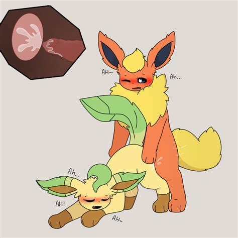 Rule 34 Blush Cum Cum Inside Eeveelution Squad Female Flare