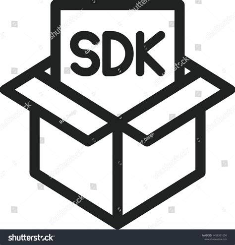 Sdk Icon Software Development Kit Icon Stock Vector Royalty Free 1458351056 Shutterstock