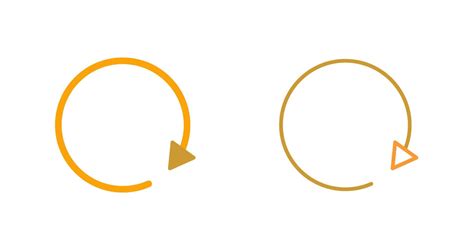 Cycle Arrow Vector Icon Vector Art At Vecteezy