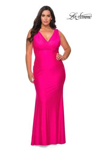 Neon Plus Size Dresses La Femme