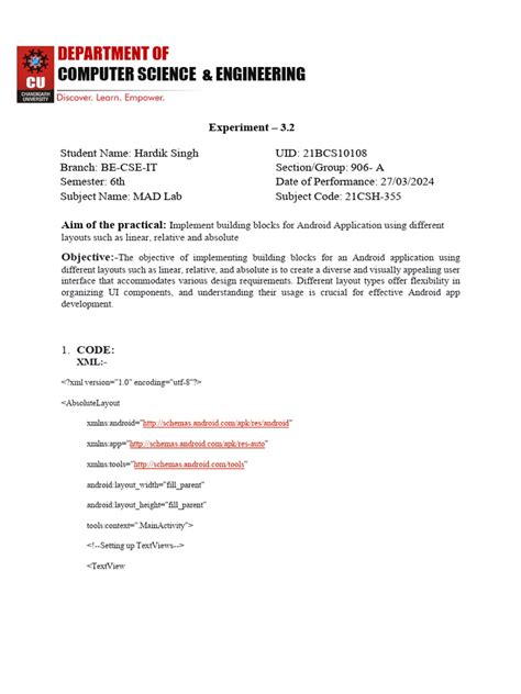 Mad 32 Hs Pdf Android Operating System Application Software