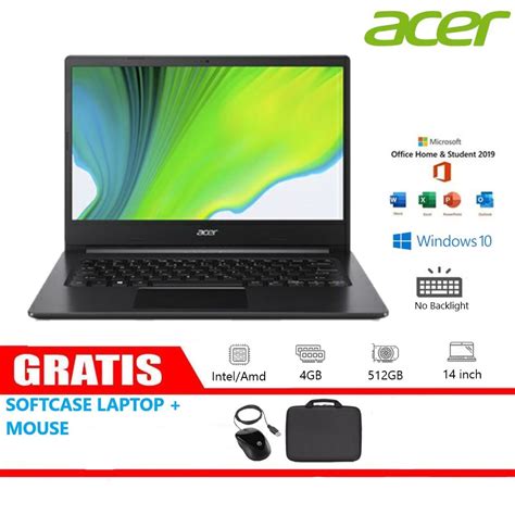 Jual Laptop Acer Aspire 3 Ram 4gb Ssd 512gb FREE GIFT Shopee Indonesia