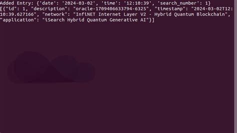 Infinet Layeroneweb4blockchain Test Isearchgenai Sprint