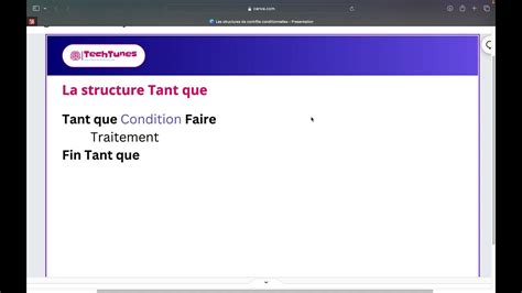 9 Boucle Tant Que شرح بالدارجة Youtube