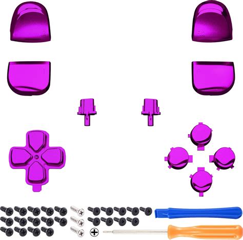Buy Extremerate Replacement D Pad R1 L1 R2 L2 Triggers Share Options Face Buttons Chrome Purple