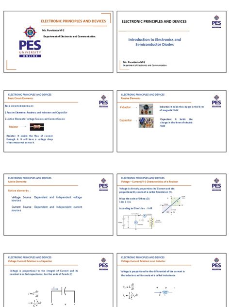 Ec Unit 1 Slides 4 In 1 Pdf Diode Pn Junction