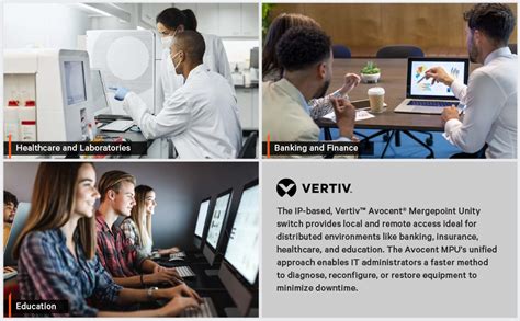 Avocent MergePoint Unity 2016DAC KVM Switch 16 Ports Managed Rack Mountable