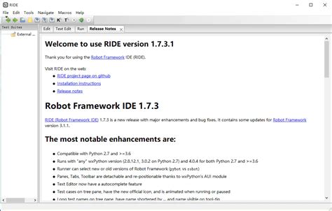 Robot Framework 安装配置 测试