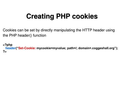 Ppt Cookies And Sessions Powerpoint Presentation Free Download Id1125055