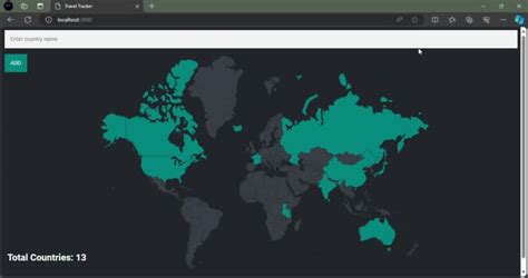built travel tracker web application aman shrivas posted on the topic linkedin