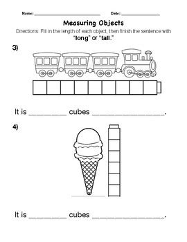 Measuring Objects Worksheets By Psyched 4 Babe TPT