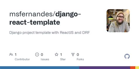 GitHub Msfernandes Django React Template Django Project Template With ReactJS And DRF