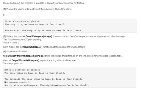 Solved Create And Debug This Program In Visual C ﻿upload