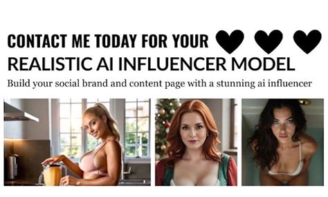 Realistic Ai Model Instagram Ai Influencer Fanvue Ai Model Fashion Model By Robshel625 Fiverr