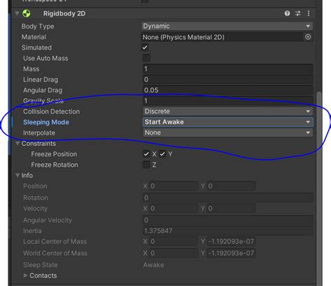 Setting Rigidbodyconstraints To None Isnt Reapplying Gravity