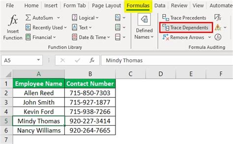 Trace Dependents Excel Shortcuts Examples How To Use