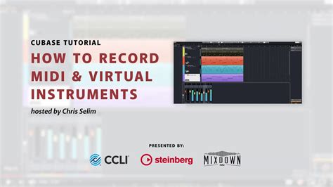 How To Record Virtual Instruments Using Midi Youtube
