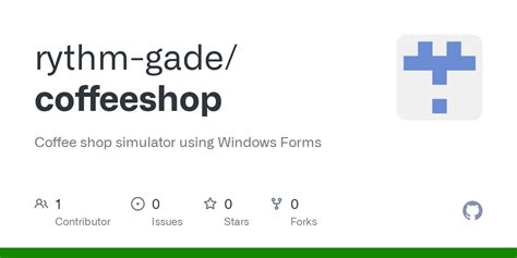 Github Rythm Gadecoffeeshop Coffee Shop Simulator Using Windows Forms