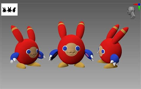 Free Stl File Klonoa Moo・3d Print Model To Download・cults