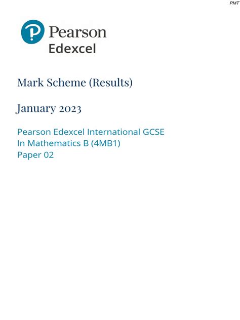 Downloadmathsgcsepast Papersedexcel Igcse Bpaper 2msjanuary20202320ms Pdf Pdf Equations