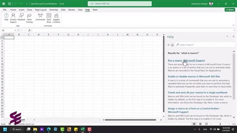 دوره آموزش برنامه نویسی در اکسل دوره Vba در اکسل قسمت سوم نماشا