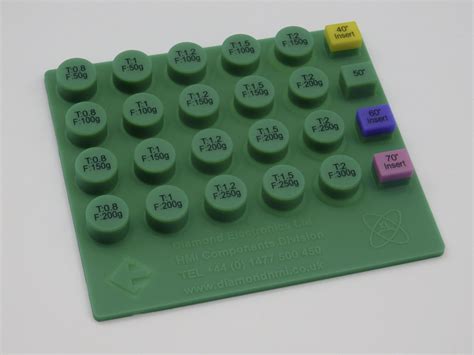 Silicone Rubber Keypad Design Tool Diamond Hmi
