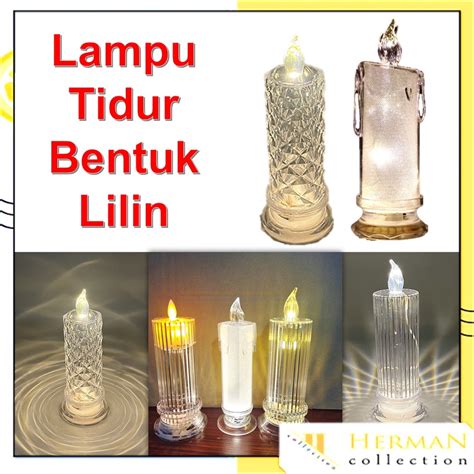 Jual HC Lilin Led Candles Lilin Mini Elektrik Lampu Tidur Lilin LED Light Candle Electronic Lamp